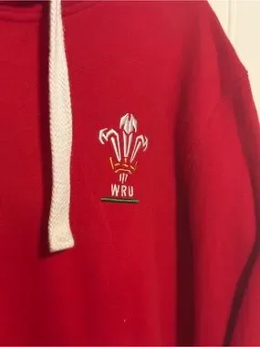 Rugby | Shirts | Wales Wru Red Rugby Hoodie With World Cup Crest | Poshmark
